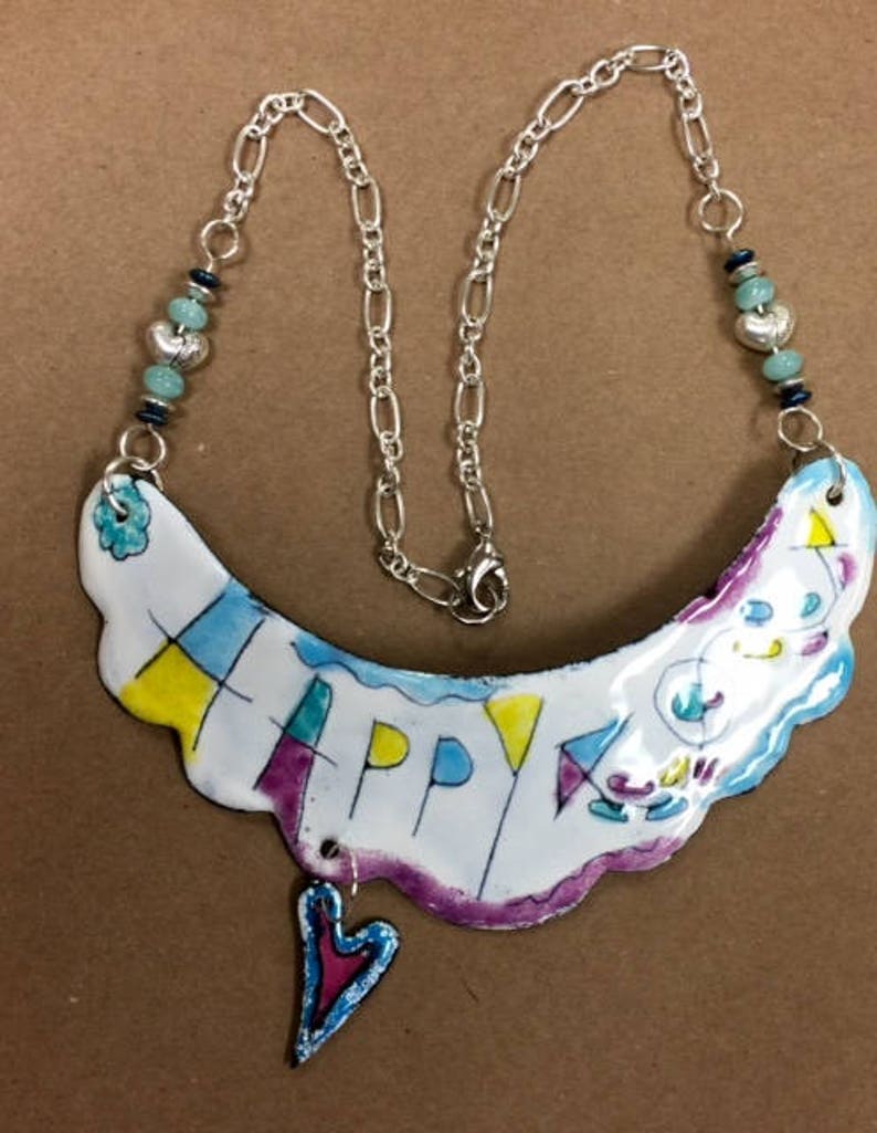 One Smaller COPPER BIB Necklace Base BLANK Hand Cut - Etsy