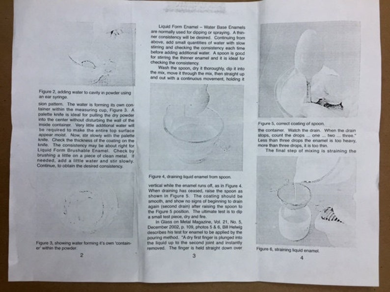 303 MEDIUM FUSING CLEAR 8 oz Dry Powder Form Liquid Enamel | Etsy