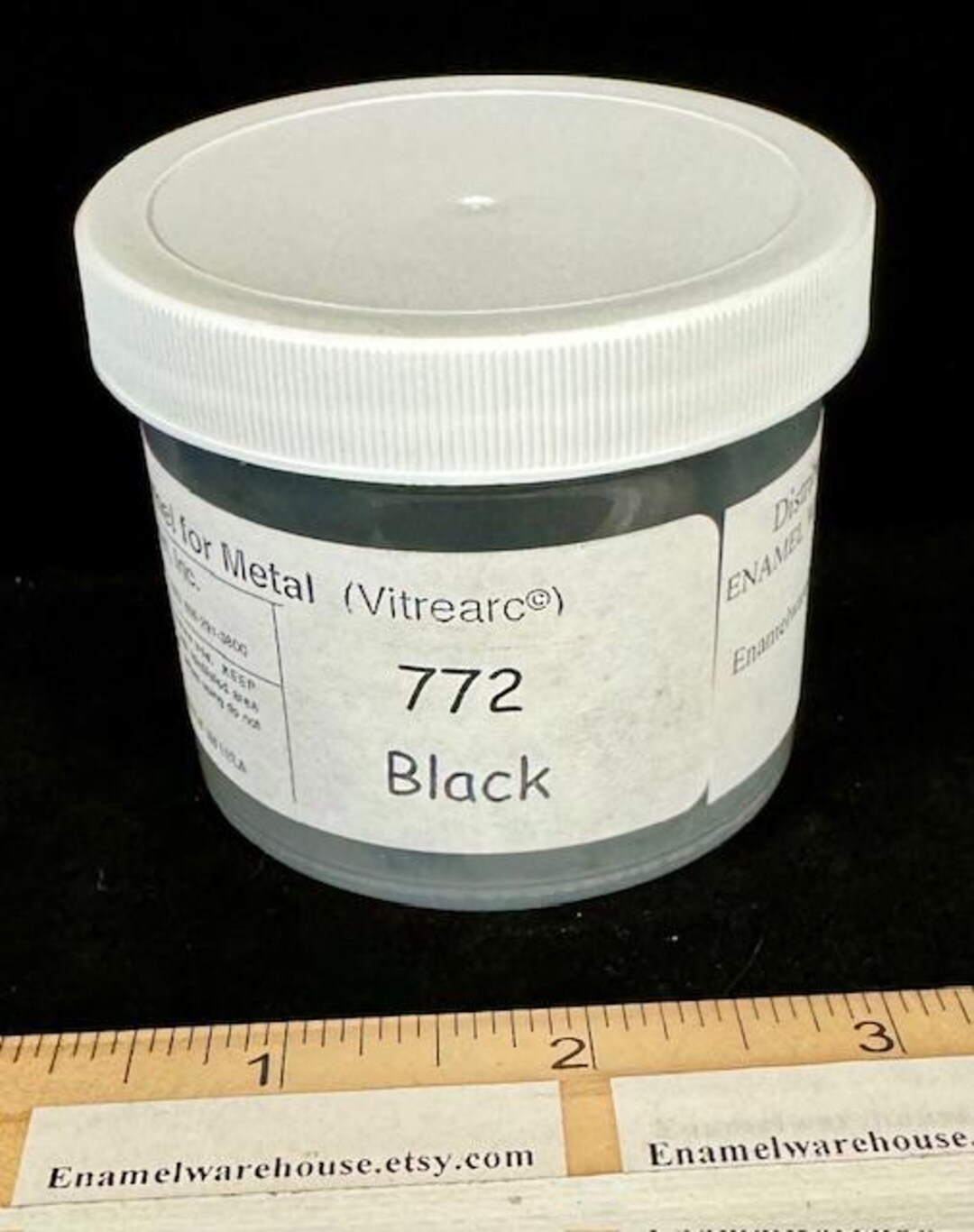 772 Black 4 OZ Dry Powdered Form Liquid Enamel - Etsy