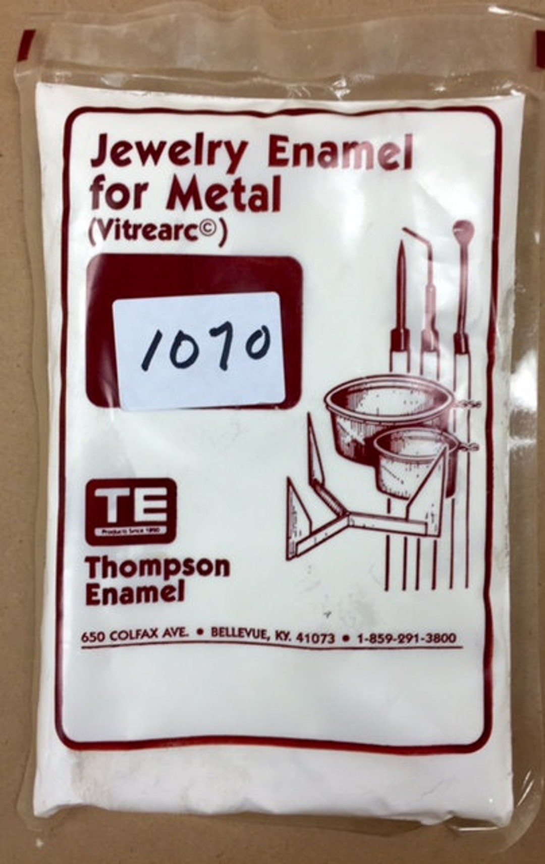 1070 MEDIUM FUSING WHITE - 8 Oz Dry Powder Form Liquid Enamel - Etsy