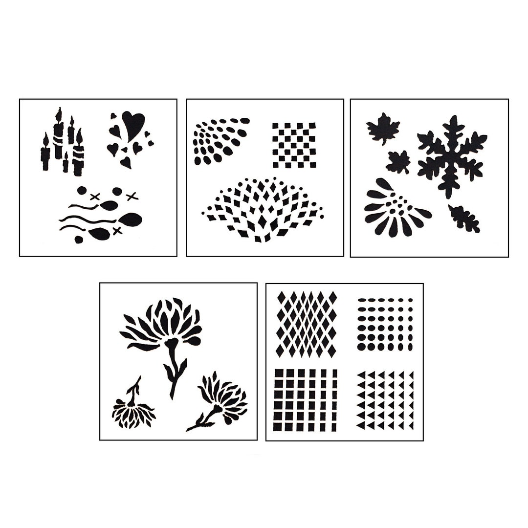 DESIGN STENCILS - REFLECTIONS - Etsy
