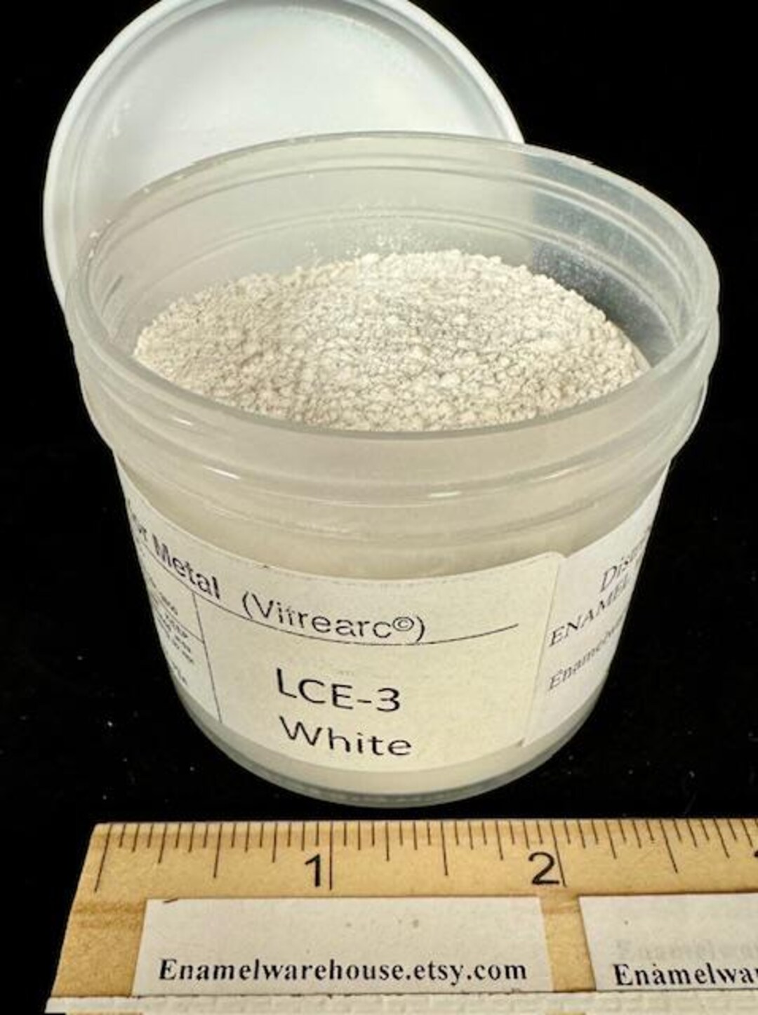 LCE3 White 4OZ Dry Powdered Form Liquid Enamel - Etsy