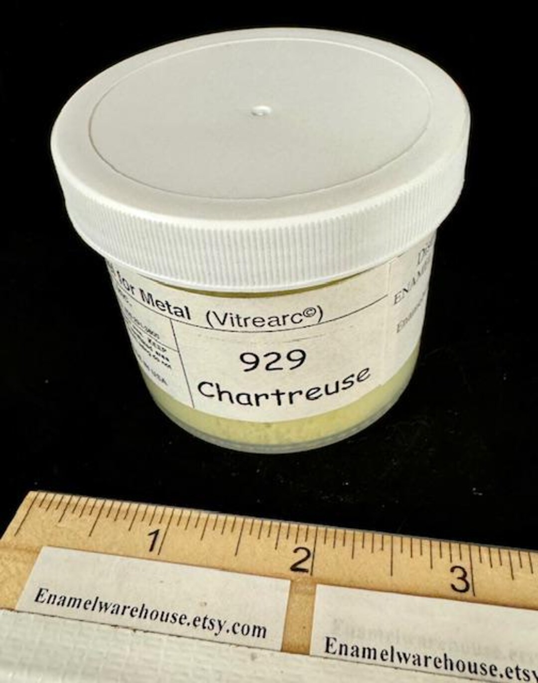 929 Chartreuse 4 OZ Dry Powdered Form Liquid Enamel - Etsy