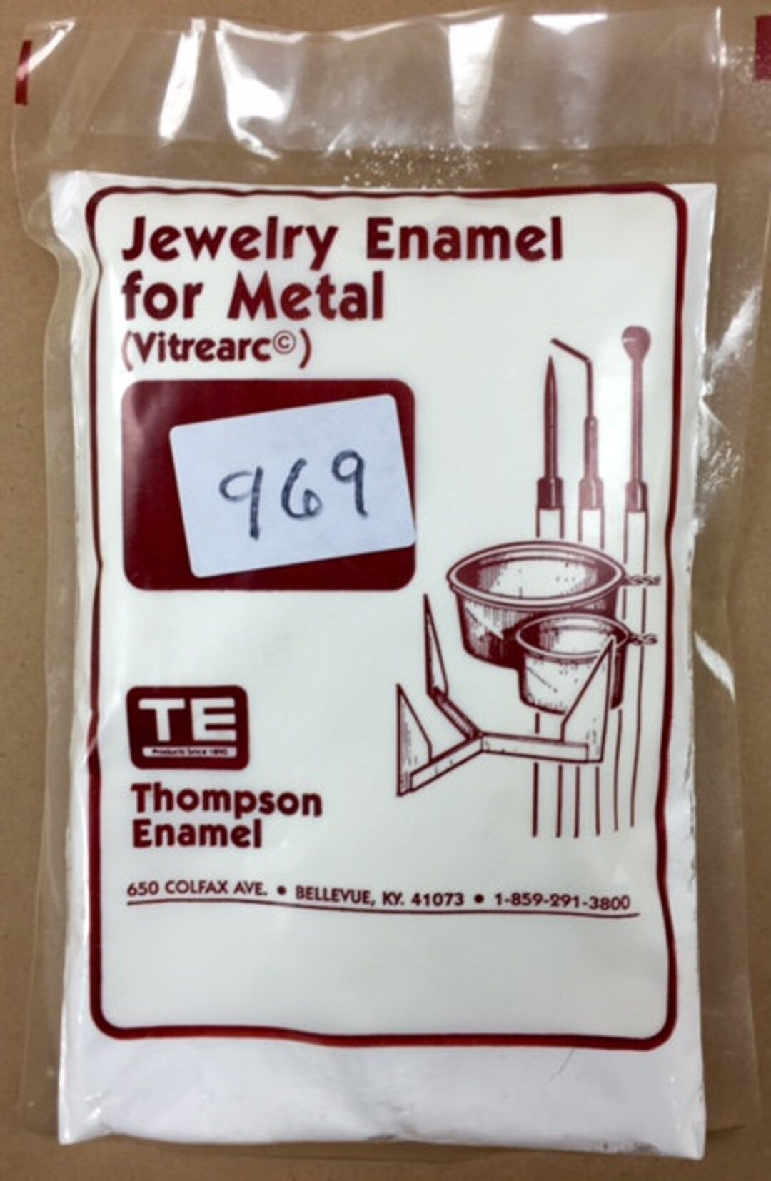 BC969A LOW FUSING CLEAR 8 Oz Dry Powder Form Liquid Enamel - Etsy