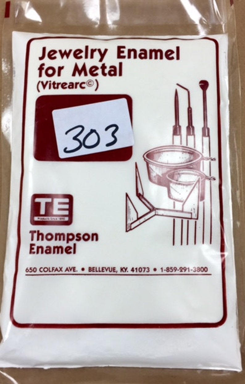 303 MEDIUM FUSING CLEAR - 8 Oz Dry Powder Form Liquid Enamel - Etsy