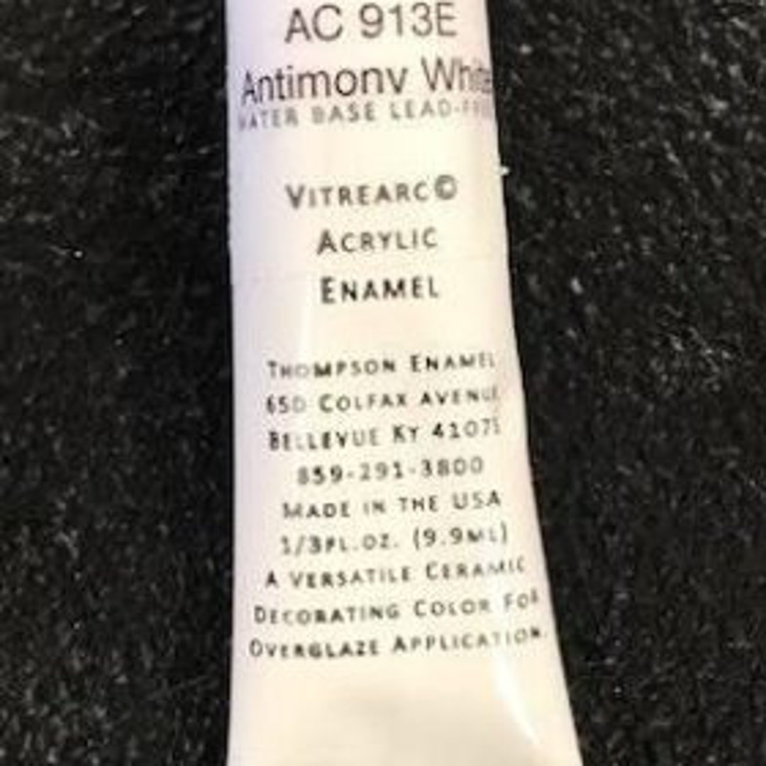 AC-913E White Acrylic Enamel Single Tube - Etsy