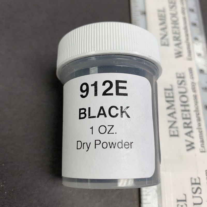 Glass Enamel Black Powder - Etsy