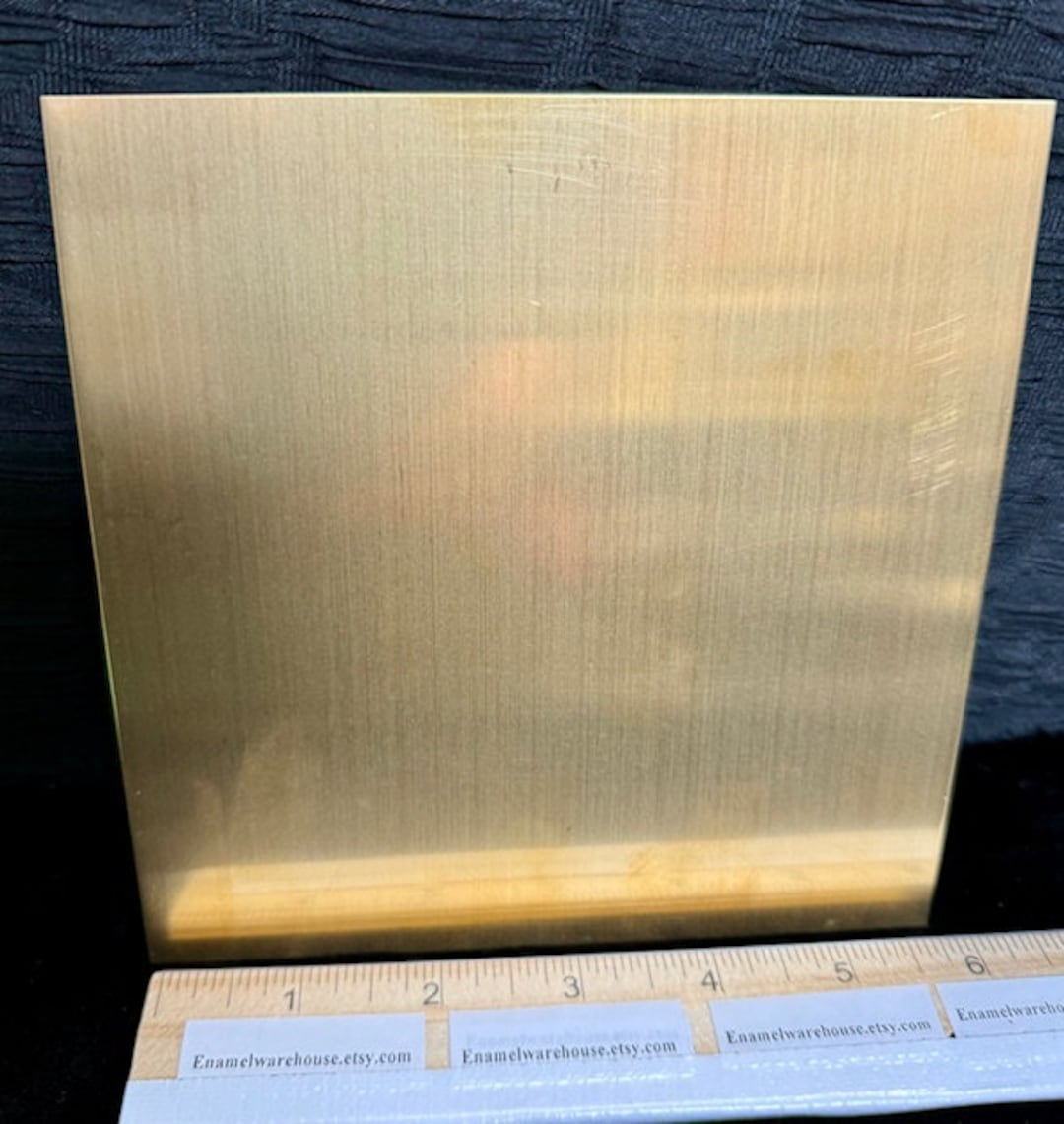 Red Brass Sheet 6x6" TILE ***30 Gauge - Etsy
