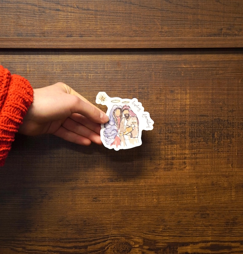 Holy Family Sticker - Etsy