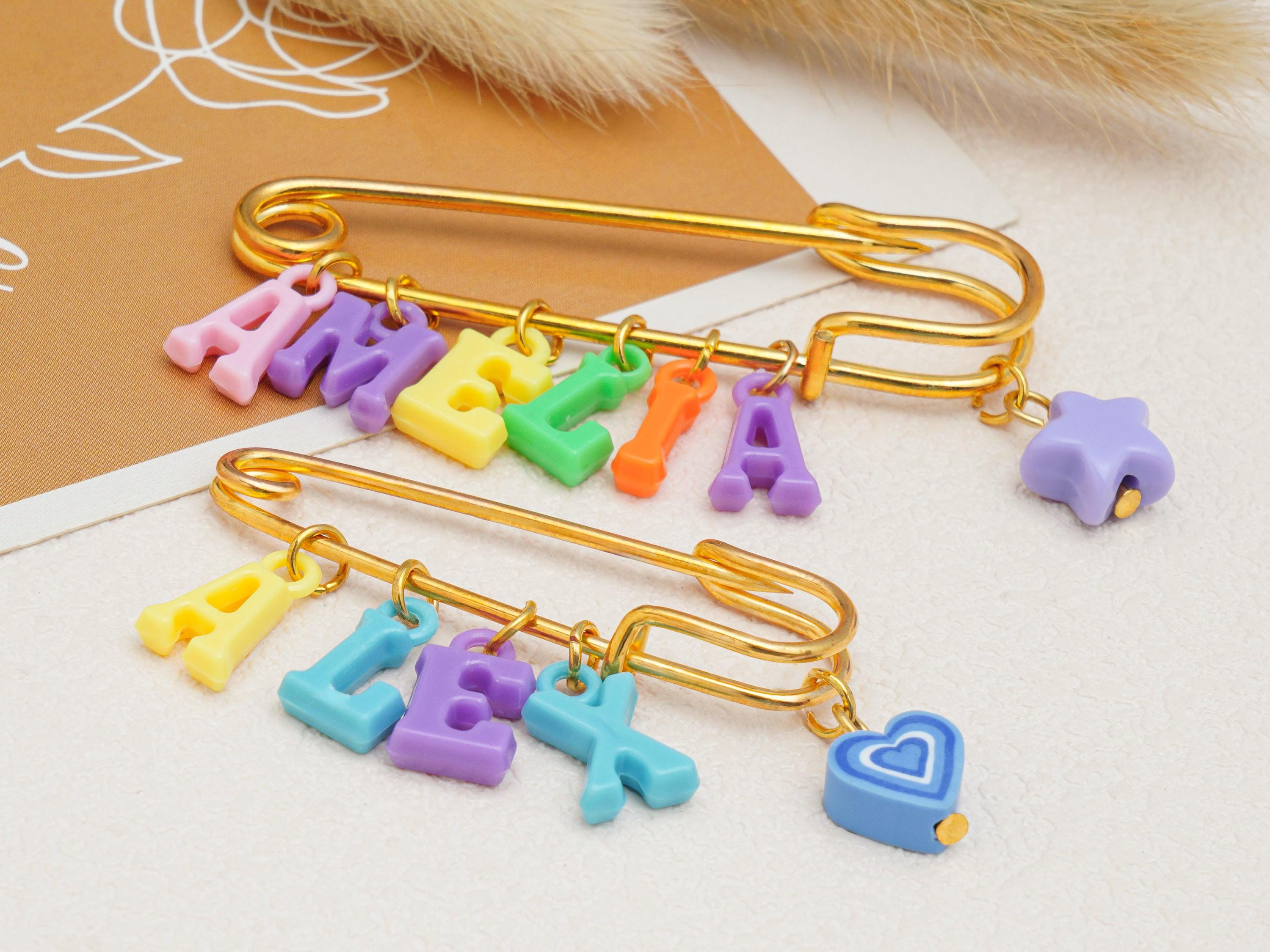 Custom Name Pin, Back to School, Gold Safety Name Pin, Pin With Name ...