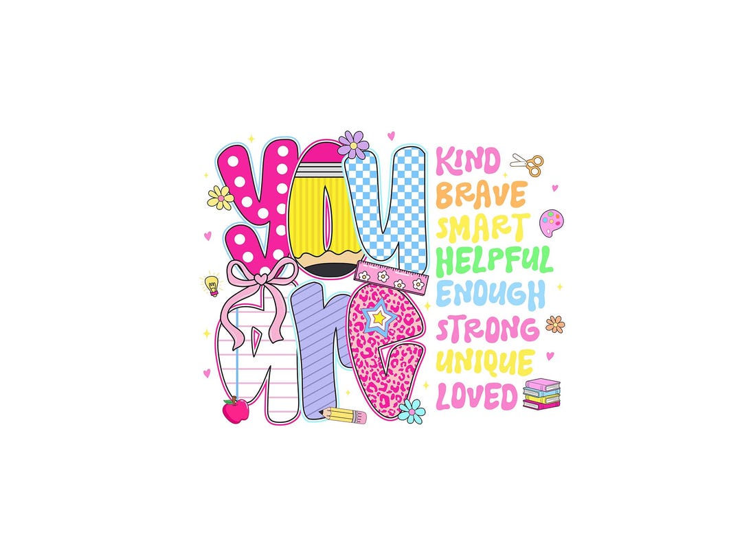 Preppy Back to School Png, First Day of School Shirt Design, You Are ...