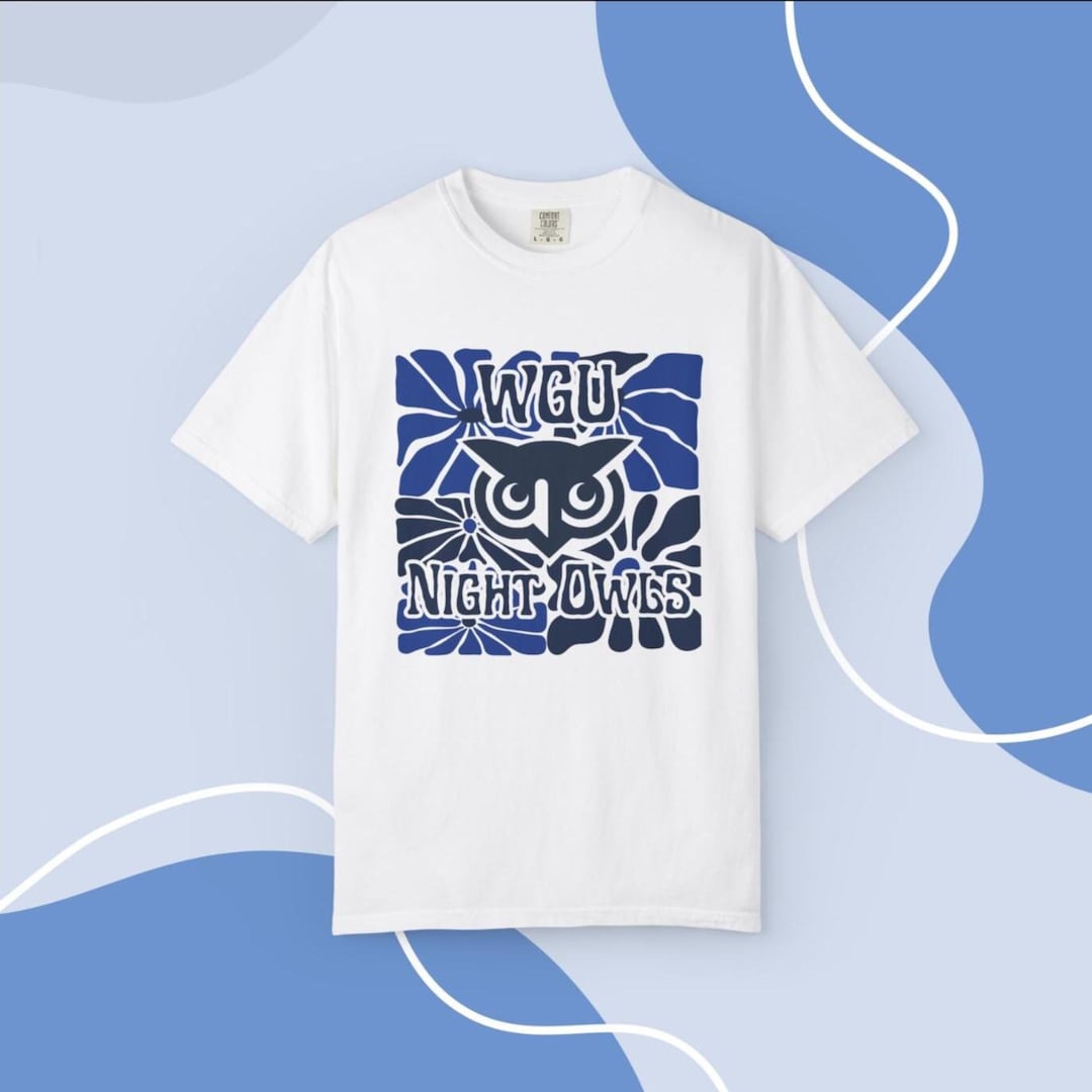 WGU Night Owls T-shirt | Retro Owl Graphic Tee - Etsy