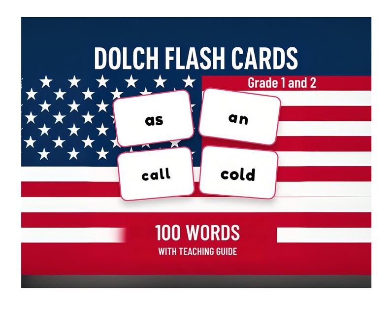 Dolch Sight Word Flashcards – Grade 3 and Nouns – Printable PDF – US ...