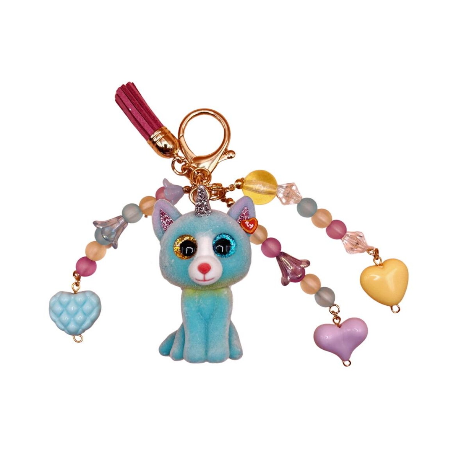 TY Beanie Baby Mini Boos Custom Keychain, Handmade, Bag Charm, Sonny ...