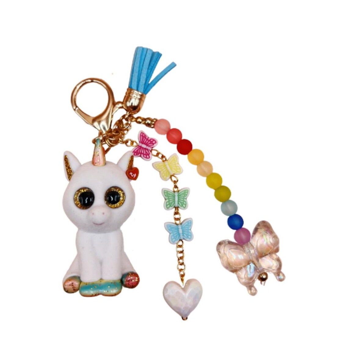 TY Beanie Baby Mini Boos Custom Keychain, Handmade, Bag Charm, Sonny ...