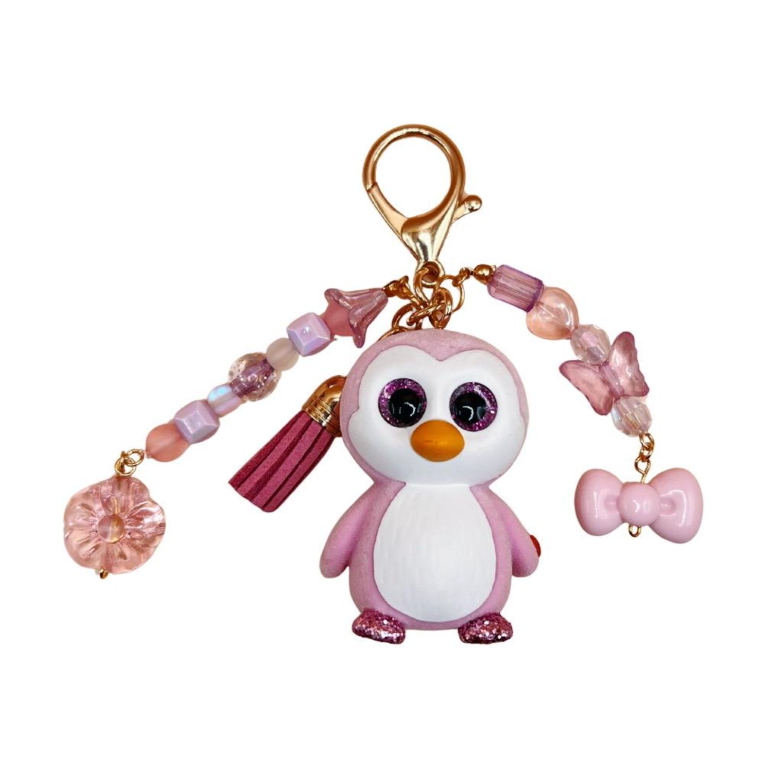 TY Beanie Baby Mini Boos Custom Keychain, Handmade, Bag Charm, Sonny ...