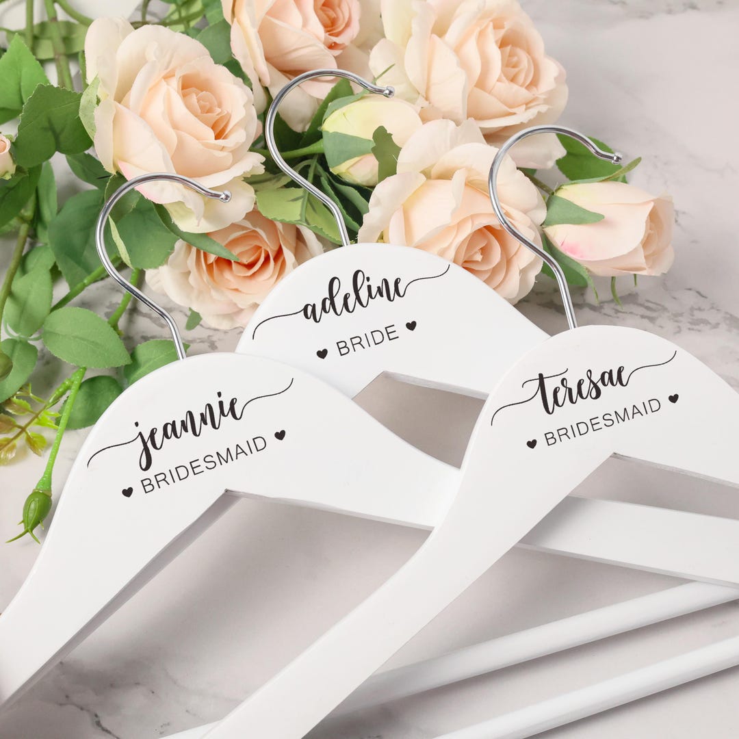 Personalized Bridal Hanger/ Custom Wedding Bride Hanger/ Bridesmaid ...