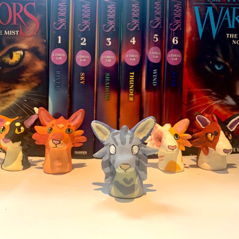Clay Cat - Etsy