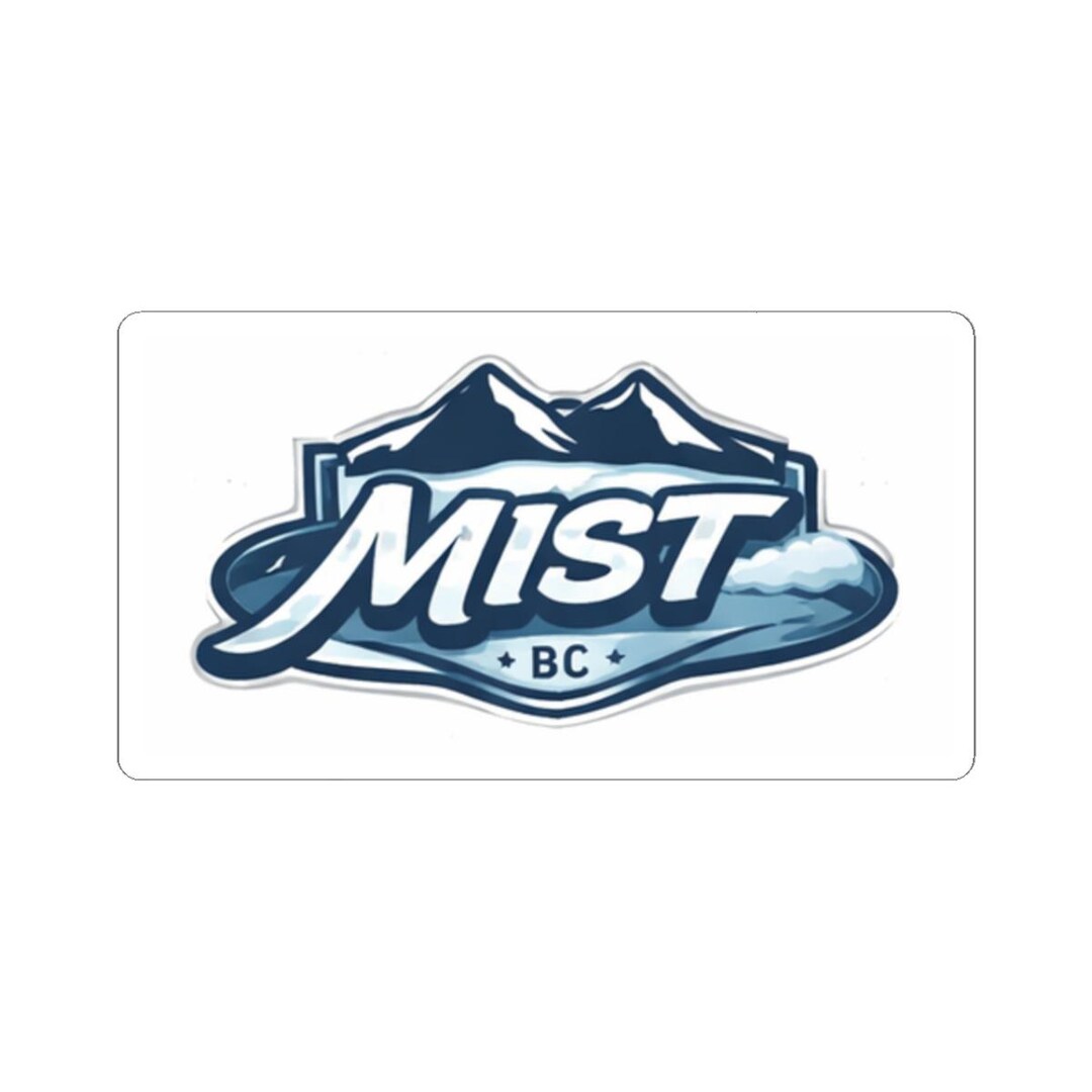 Mist Basketball Club Sticker | Palm Trees Retro Circle Kiss-cut Logo ...