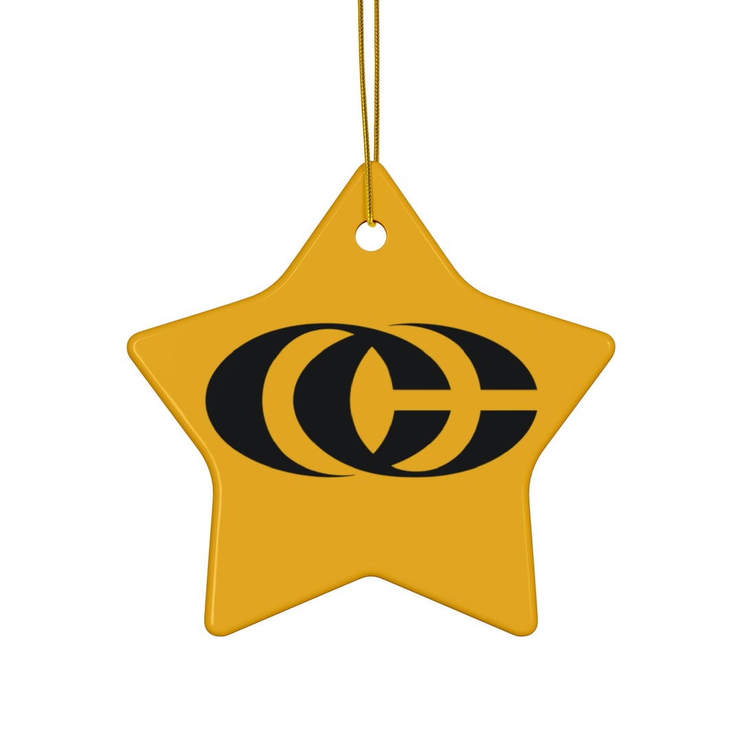 Caitlin Clark CC Logo Ceramic Christmas Ornament | Iowa Hawkeyes ...