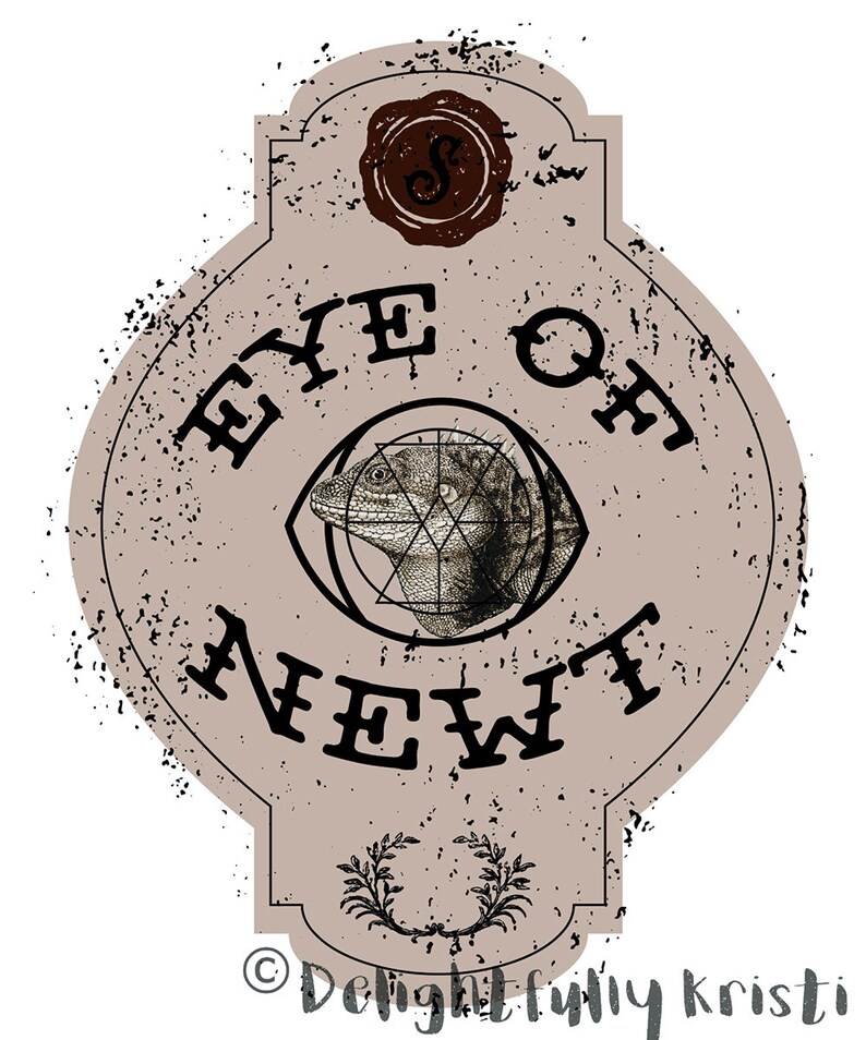 Potion Bottle Labels - Printable, Digital Download, PDF File - DIY ...