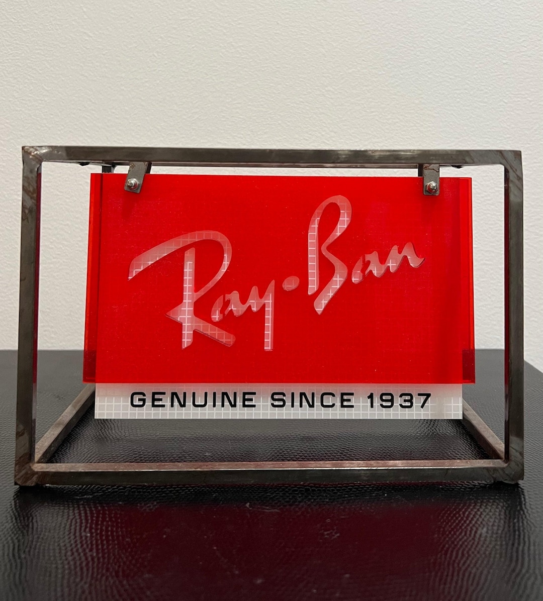Ray-ban “genuine Since1937” Double Sided Metal|plexi Counter Display ...