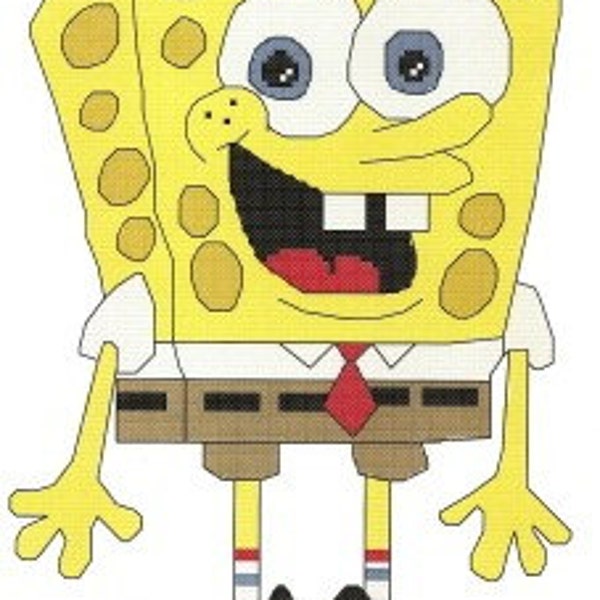 Spongebob Squarepants Cross Stitch - Etsy