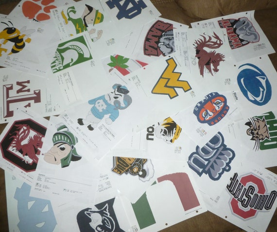 Kits & How To Custom CollegeUniversity Logo Cross Stitch Pattern Cross ...