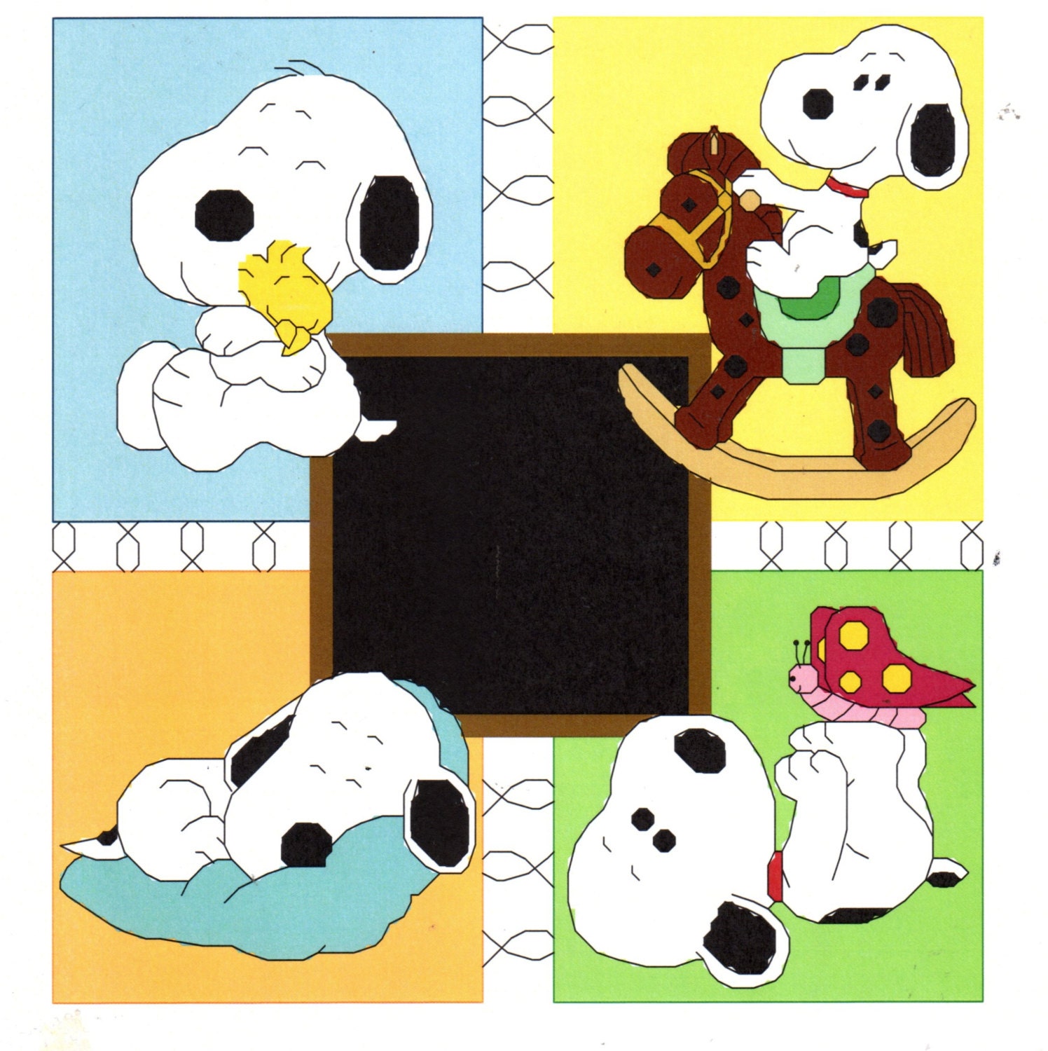 Baby Snoopy Behang