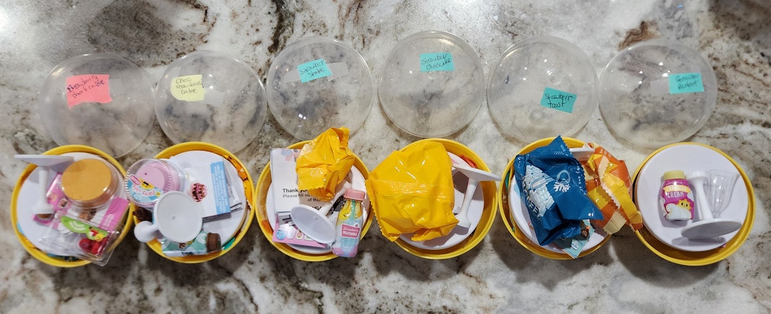 Mini Verse Diner 6 DIY Strawberry Kits Choc. Strawberry Cake, Shortcake ...