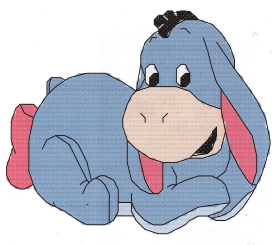 Baby Eeyore Cross Stitch Pattern - Etsy