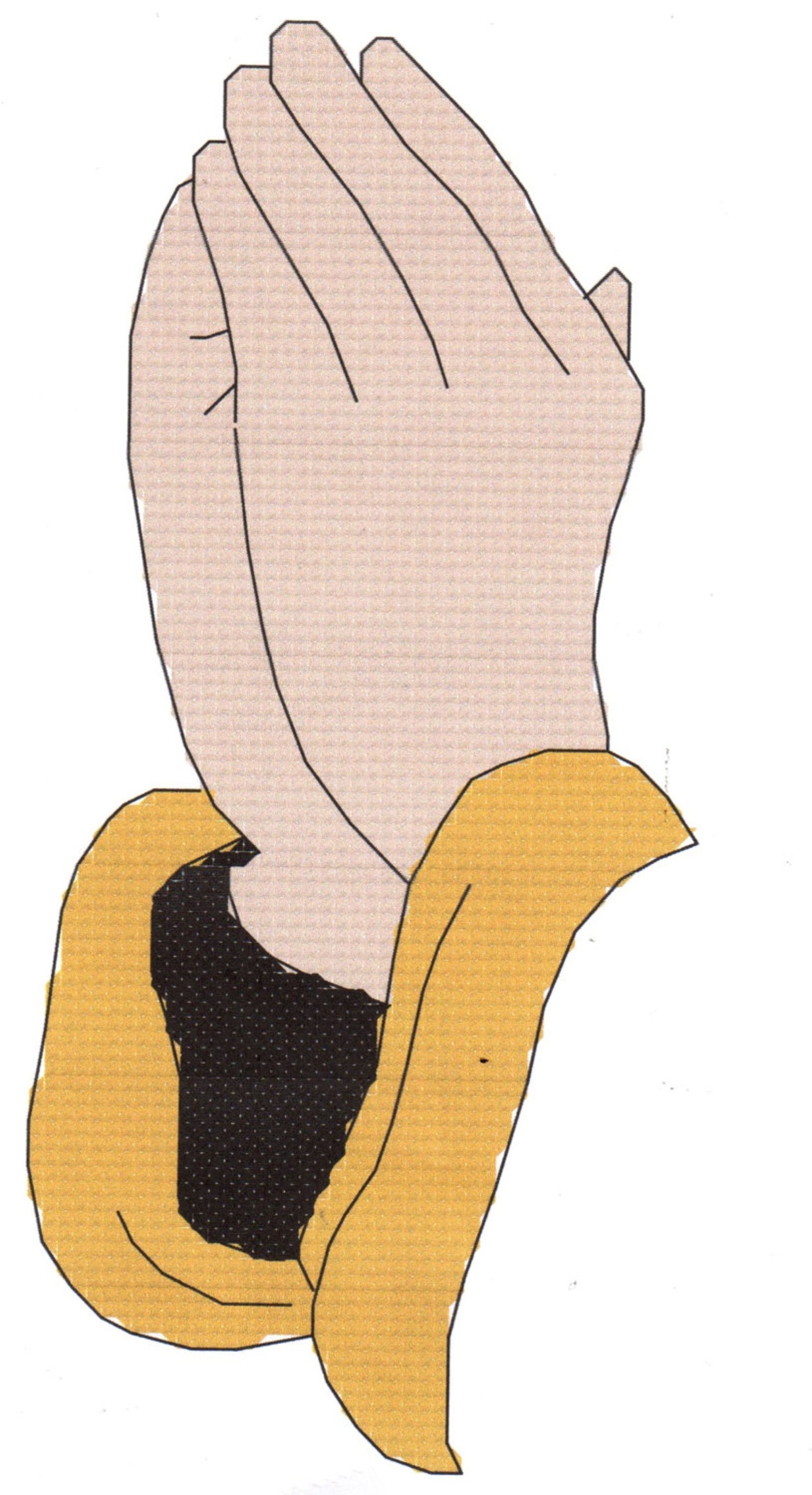 Praying Hands Cross Stitch Pattern Prayer Hands | Etsy