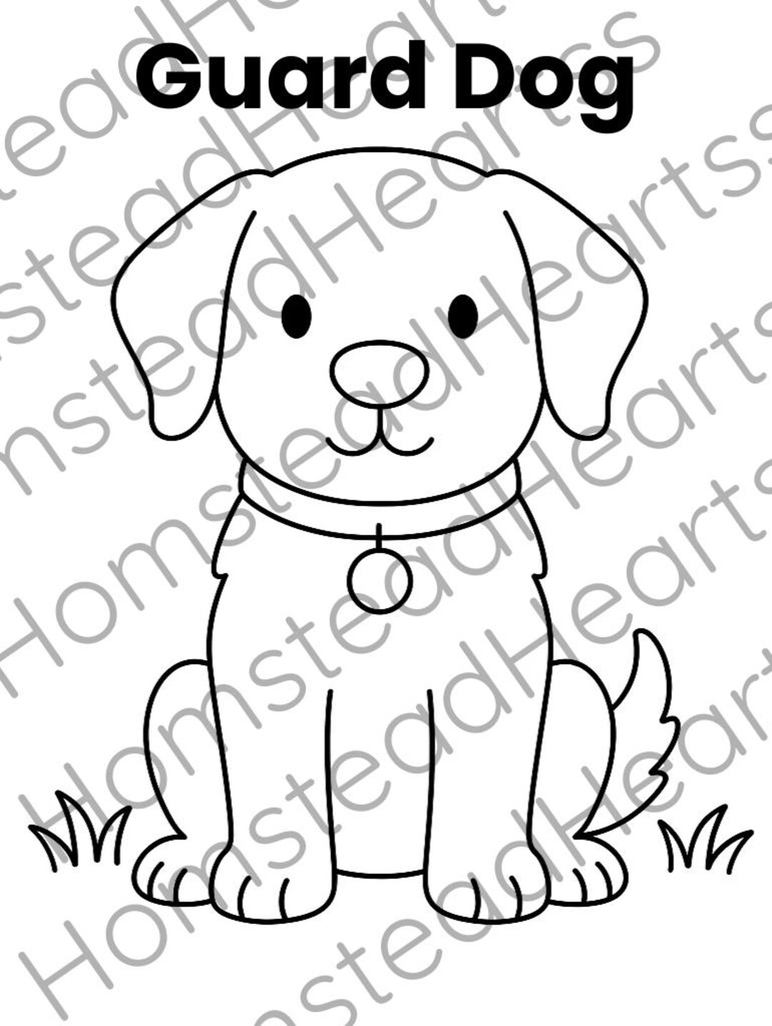 Printable Homestead Animals for Preschoolers-5 Sheet Bundle (part 2) - Etsy