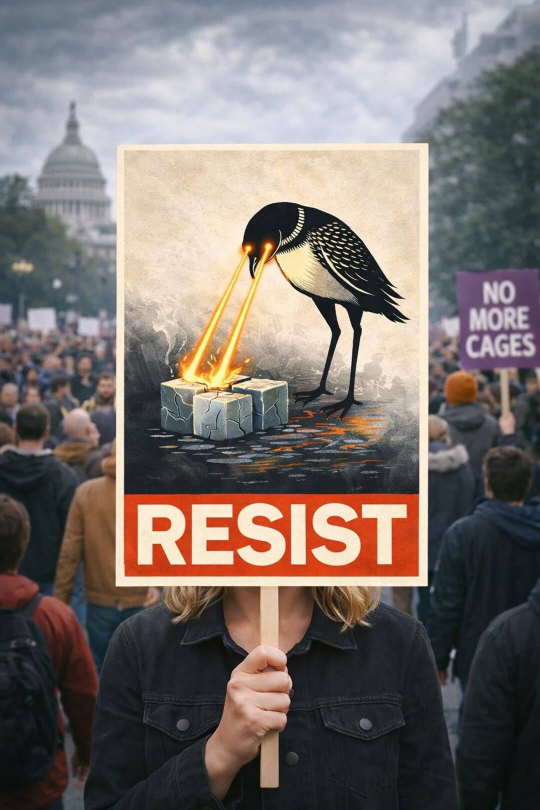 Anti ICE Protest Sign – Chinga La Migra – Minneapolis Liberal ...