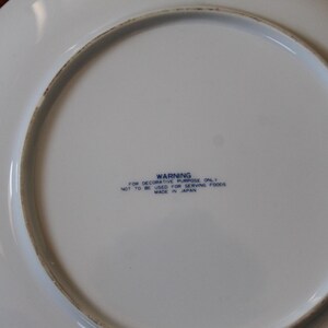 Vintage Set/4 Currier and Ives Blue & White Winter Scene Plates - Blue ...