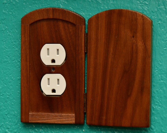 Walnut #O68 Fairy Door Decretive Outlet Cover Door - Etsy