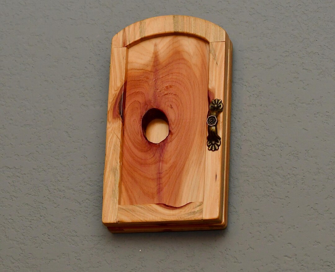 Blank Outlet Cover #B112 Cedar Wood, Hidden Outlet Cover, Phone Jack ...