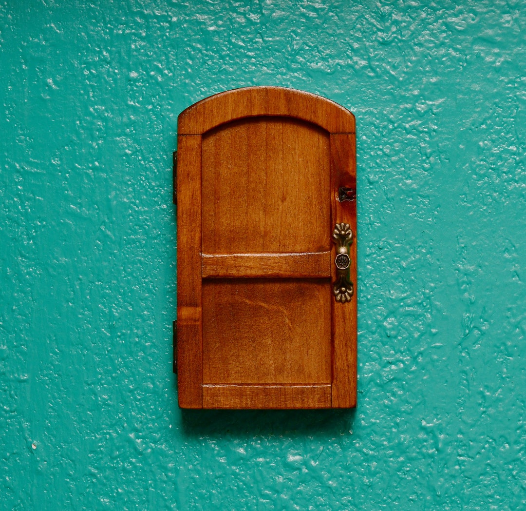 Outlet Cover O10 Knotty Alder Wood Door Decretive Fairy - Etsy