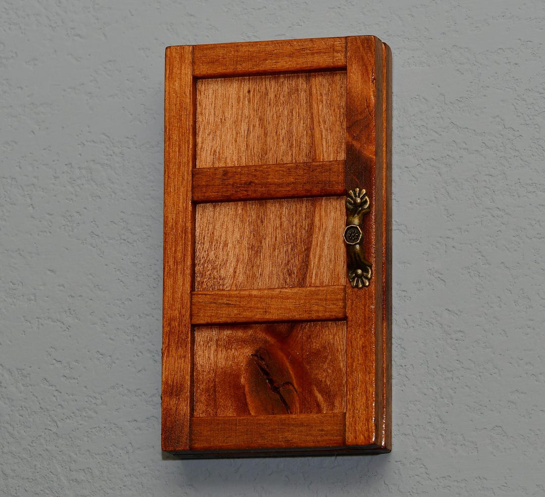 Blank Cover #B57 Stained Alder Wood, Cable Box Cover, Phone Jack Cover ...