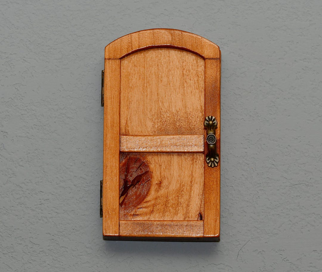 Stained Alder #O222 Troll Door, Fairy Door, Decorative Cover, Hidden ...