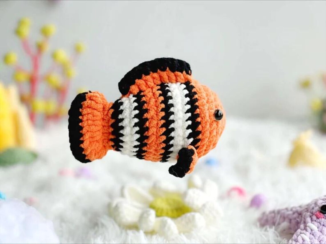 Four-in-one Ocean No Sew Crochet Pattern, No Sew Amigurumi Crochet ...