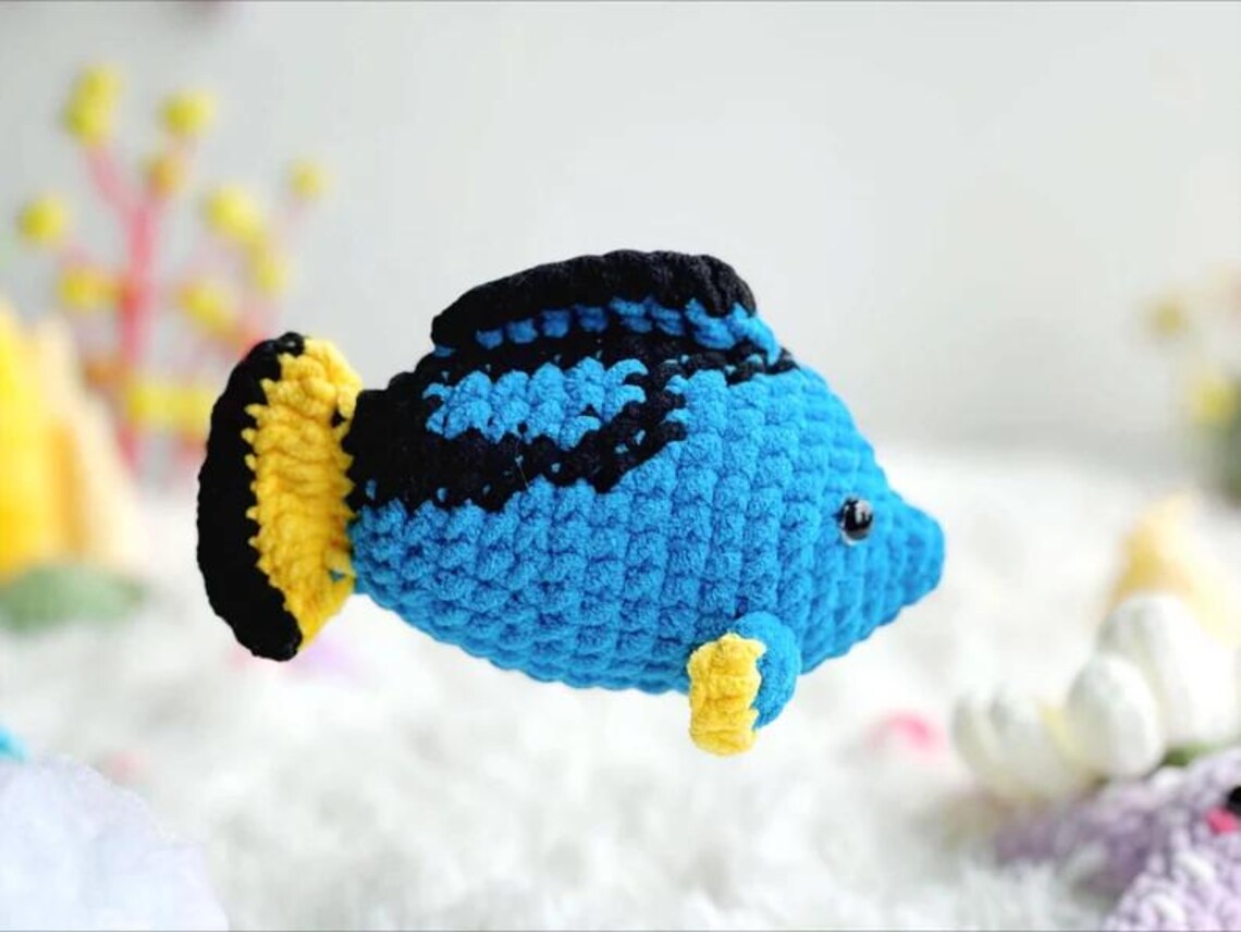Four-in-one Ocean No Sew Crochet Pattern, No Sew Amigurumi Crochet ...