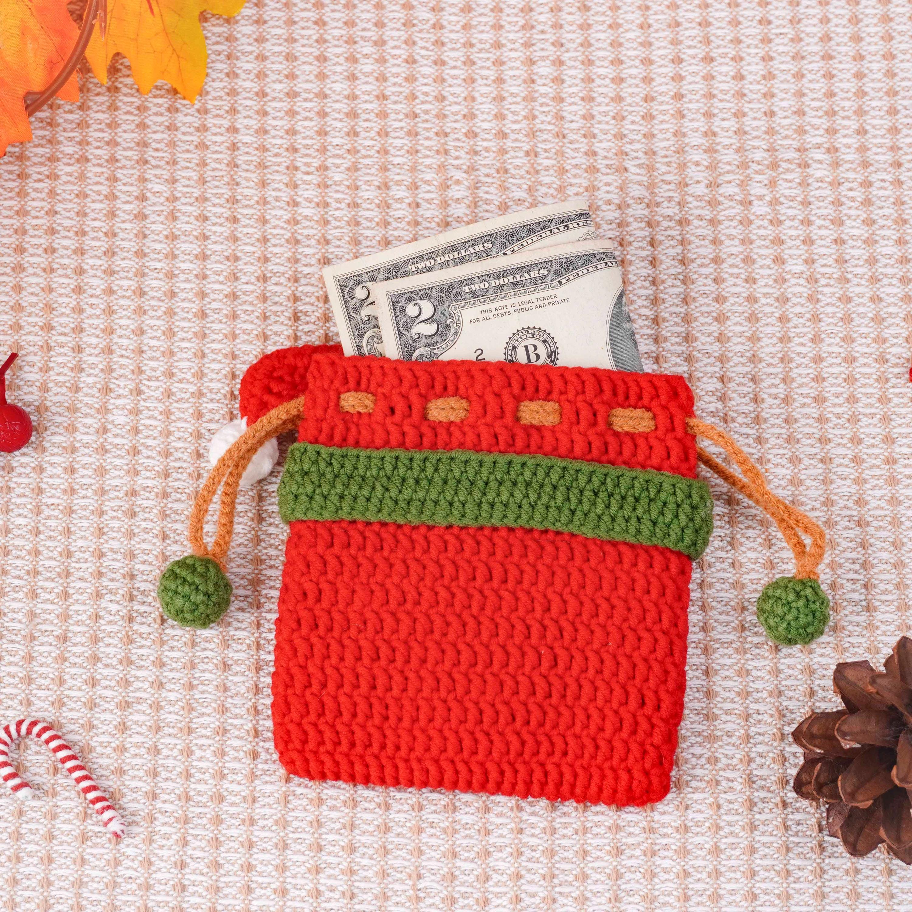 Holiday Gift Bags Set Crochet Patterns, Noel Candy Bag Pattern ...
