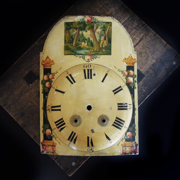 Hand Painted Clock - Etsy