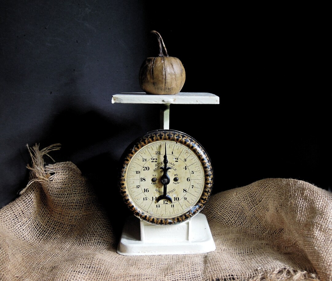 Vintage White Scale/ Rustic Scale / Farmhouse Decor - Etsy