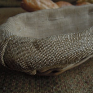 X Long 32.5" French Baguette Dough Basket / Vintage French Proofing Basket / French Country ...