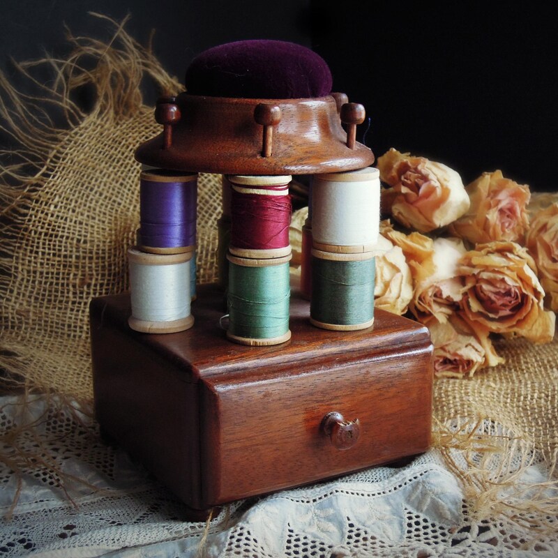 Antique Needle Box - Etsy