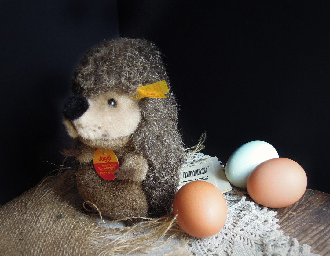 Vintage Steiff Steiff Joggi Igel Hedgehog 070709 Mohair Glass Button ...