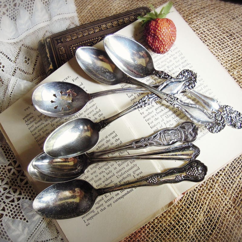 Silver Plate Spoon - Etsy