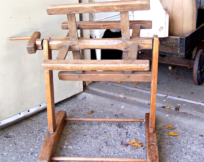 Antique Primitive Barrrel Yarn / Wool Winder - Etsy